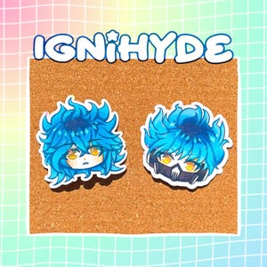 3" Twisted Wonderland Chibi Stickers! | Holographic Water Resistant ...