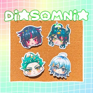 3" Twisted Wonderland Chibi Stickers! | Holographic Water Resistant ...