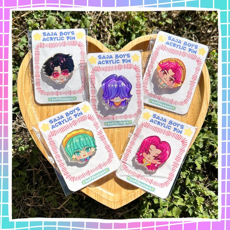 Enamel Pin Saja Boys - Etsy