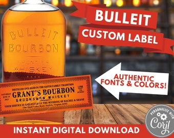 Bulleit Wedding Gift - Etsy