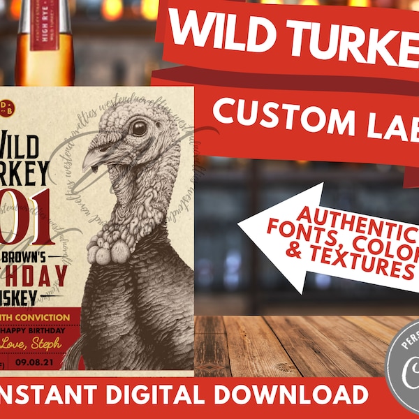 Wild Turkey Logo Svg - Etsy Ireland