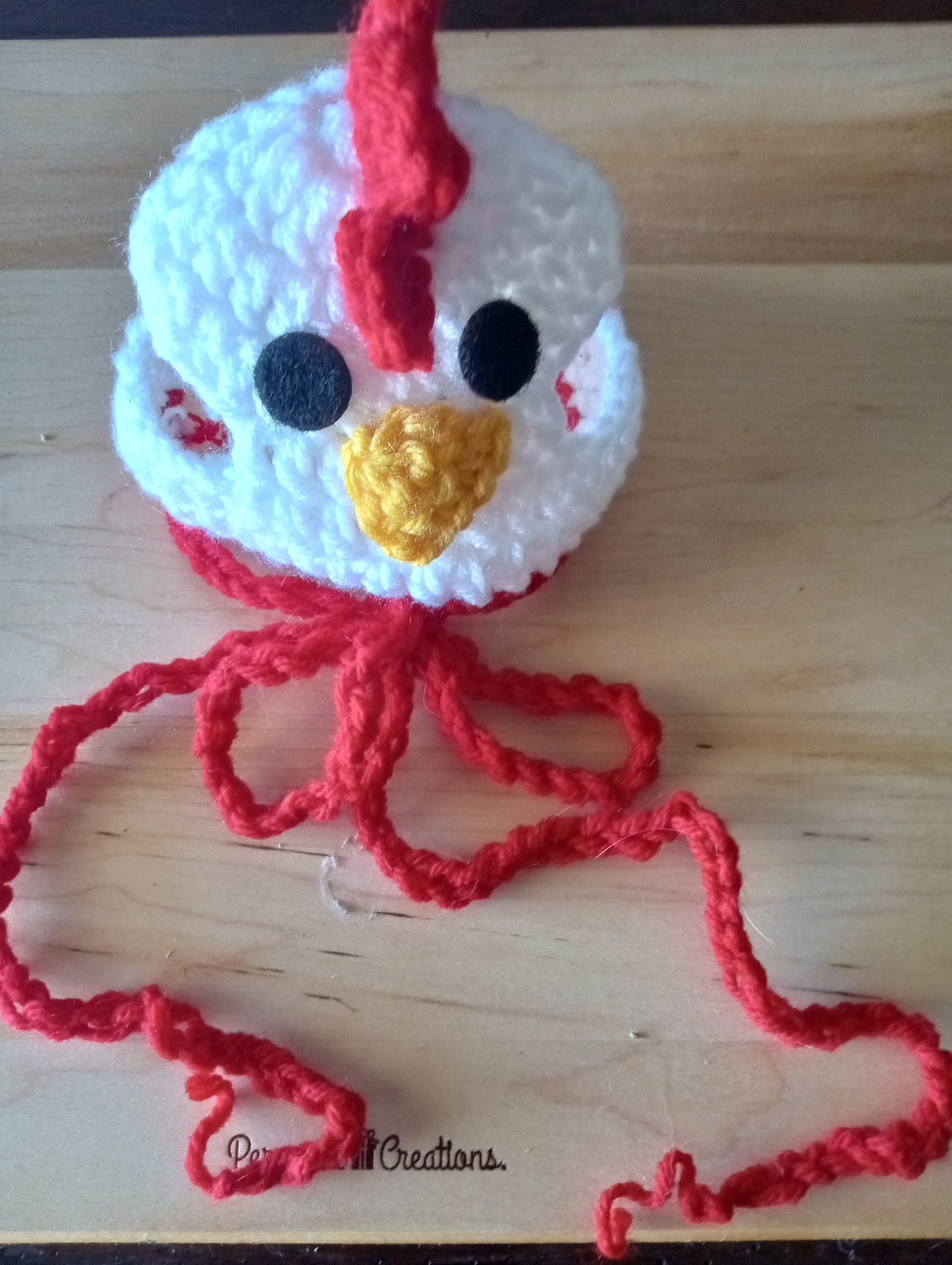 Chicken Hat for Cats and Dogs, Crochet Chicken Hats for Pets, Funny ...