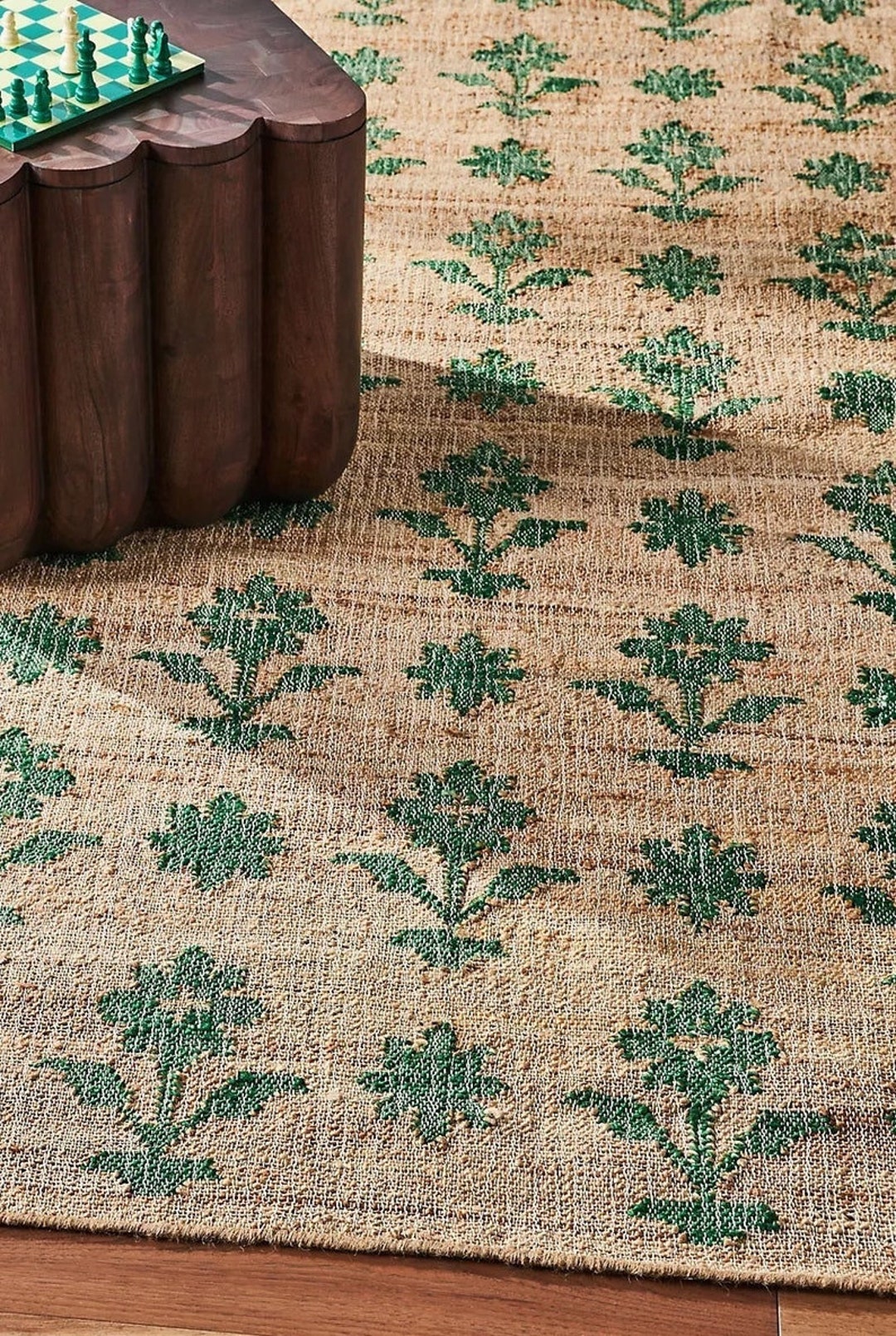 8x10,9x12,10x14 All Size Cotton Jute Rug Flat Weave Green Kilim Runner ...