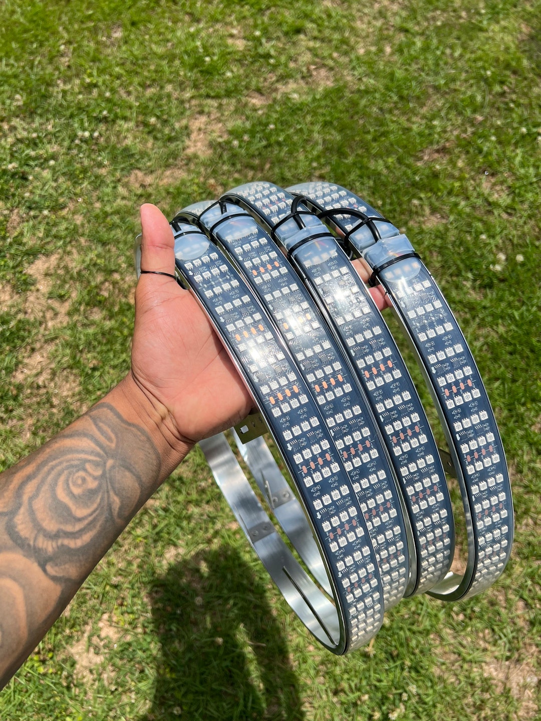 RGBW Flow Series Quad Row Wheel Lights - Etsy