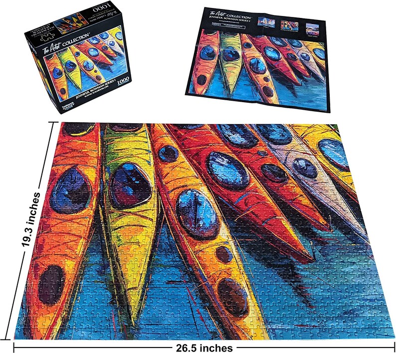 Nearly Impossible 1000 Piece - Difficult Jigsaw Puzzle Kayak ...