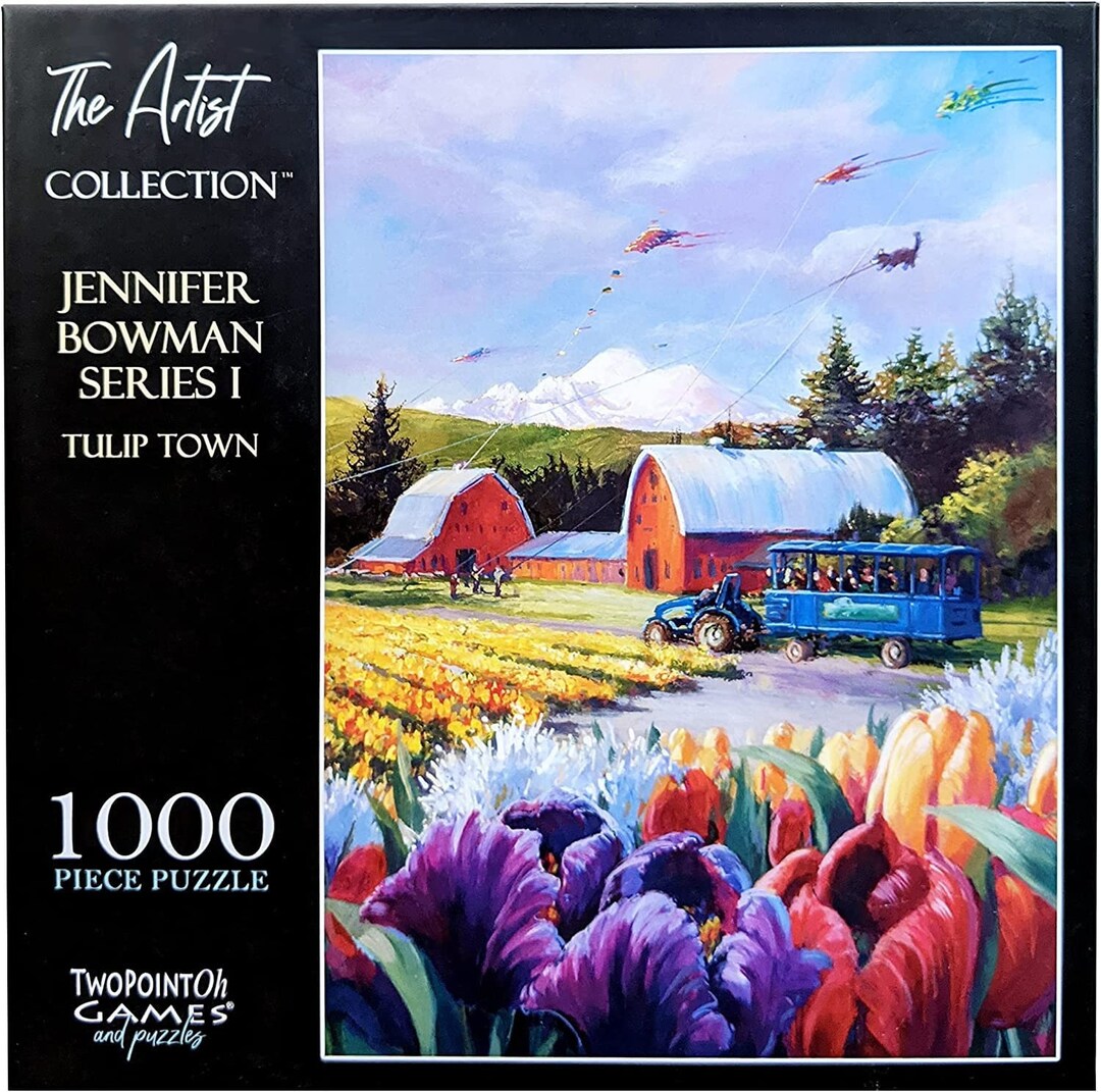 Nearly Impossible 1000 Piece - Difficult Jigsaw Puzzle Tulip Town ...