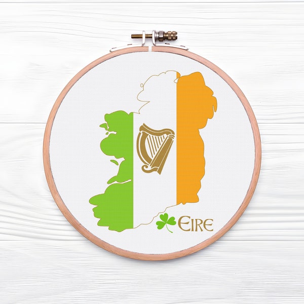 Irish Cross Stitch Pattern - Etsy