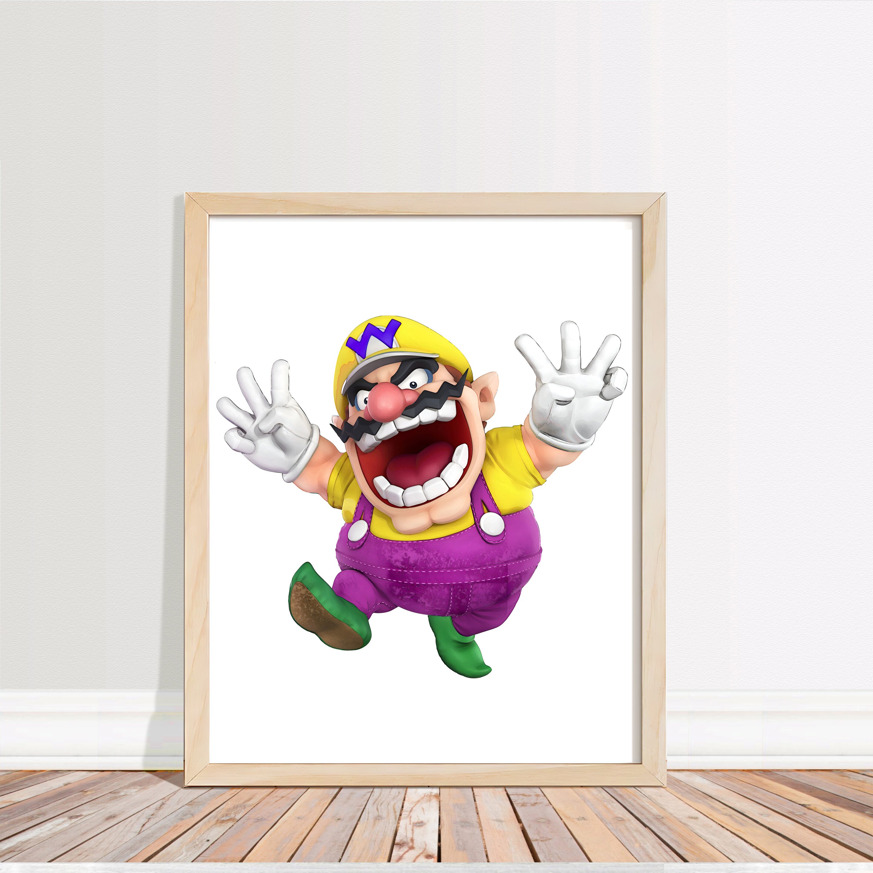 Super Mario, Set 6 Prints, Digital Download, Luigi,bowser, Toad, Donkey ...