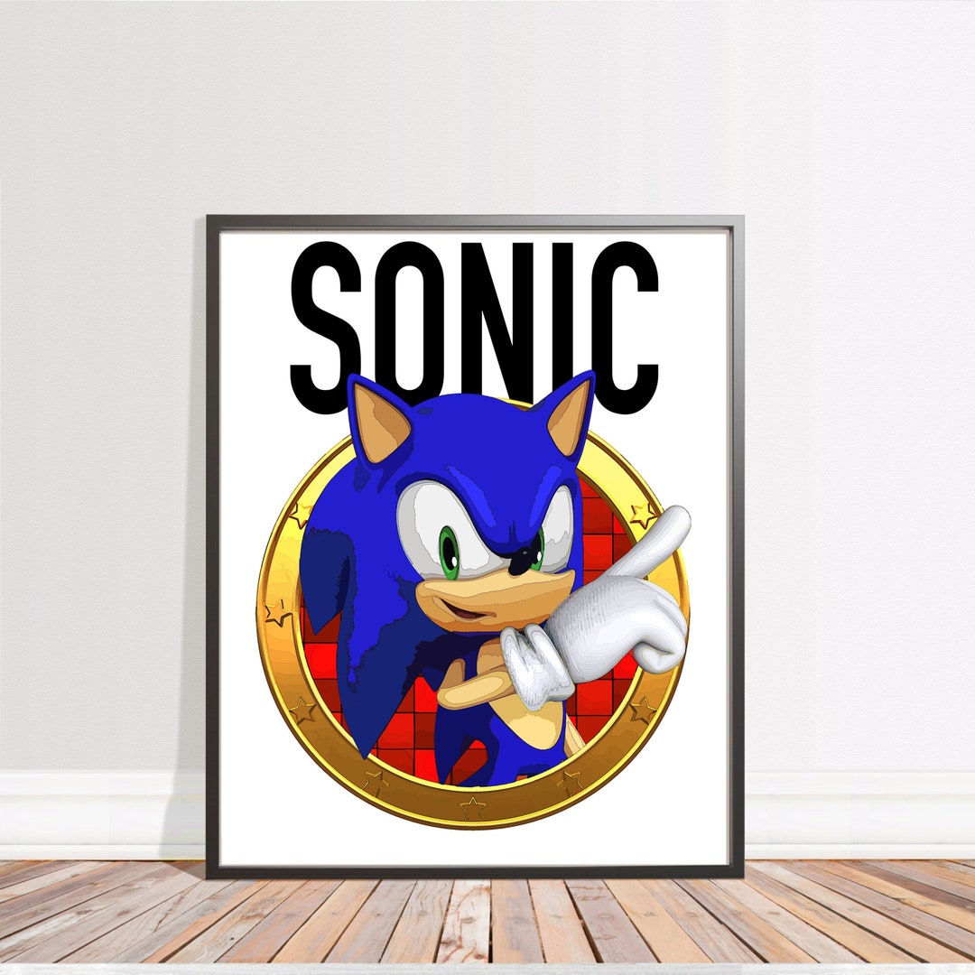 Super Mario,sonic Print, Digital Download, for Kids Room Wall Decor ...