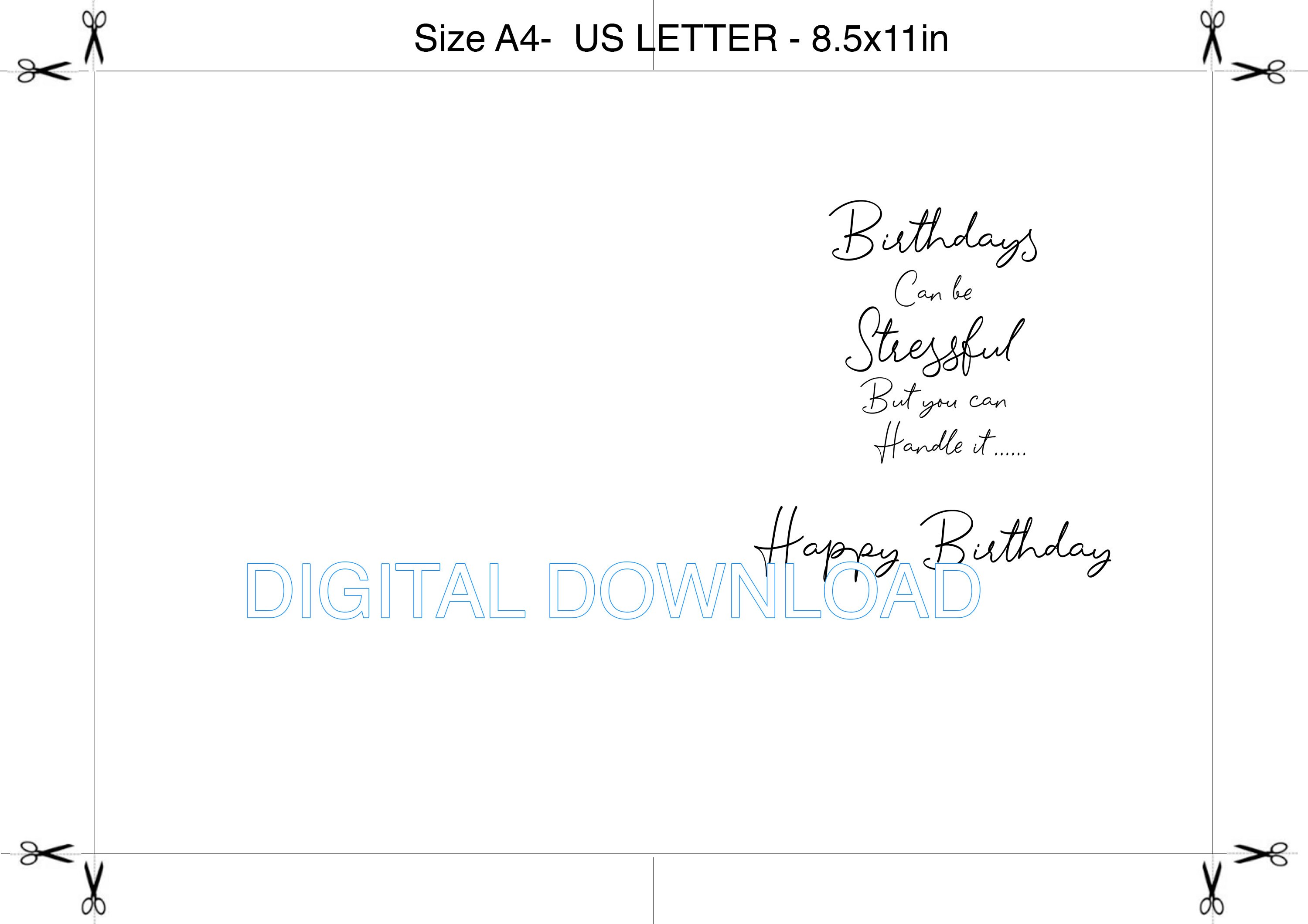 Personalized the Simpsons Birthday Card, Digital Download, Printable ...