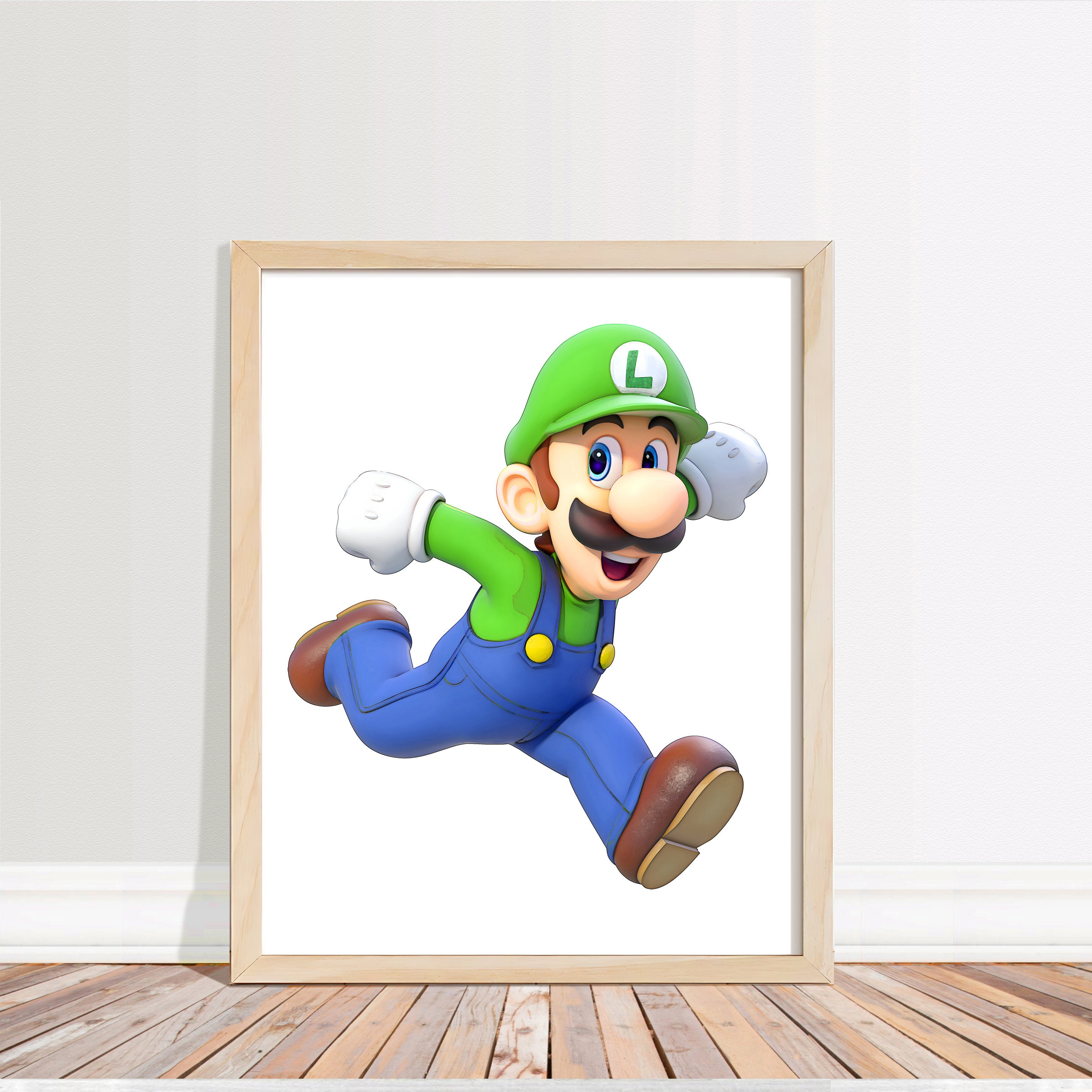 Super Mario, Set 6 Prints, Digital Download, Luigi,bowser, Toad, Donkey ...