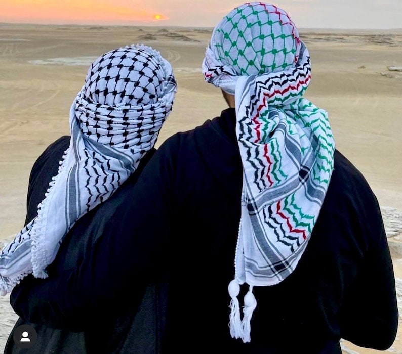 Original Palestinian Keffiyehpalestine Shemagh Keffiyeh Scarf - Etsy