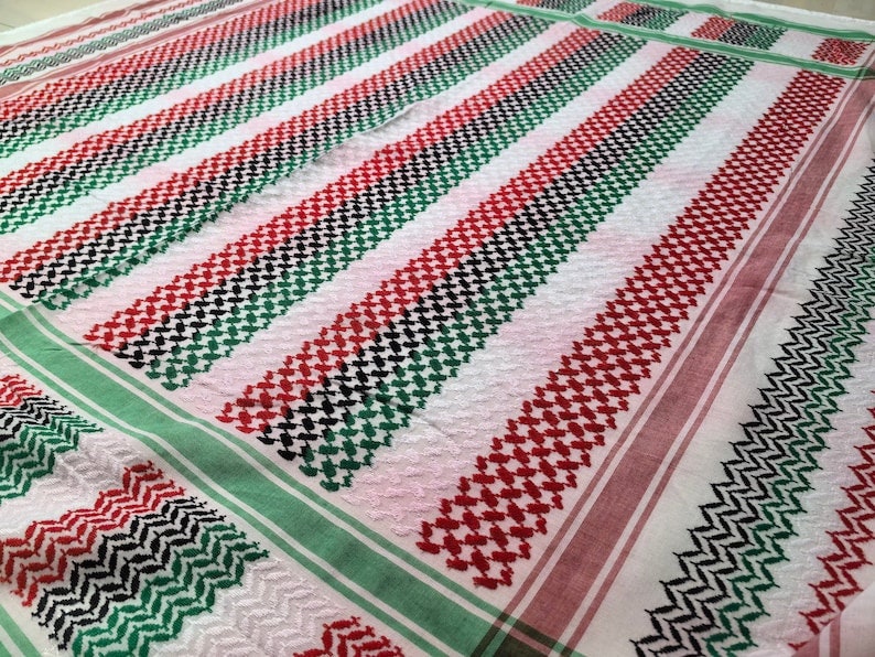 Original Palestinian Keffiyeh,palestine Shemagh Keffiyeh Scarf With ...