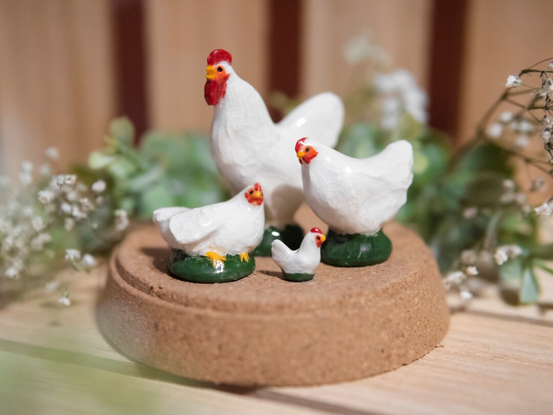 Alasitas Chicken Miniature Ceramic Figurine Gift of Love - Etsy
