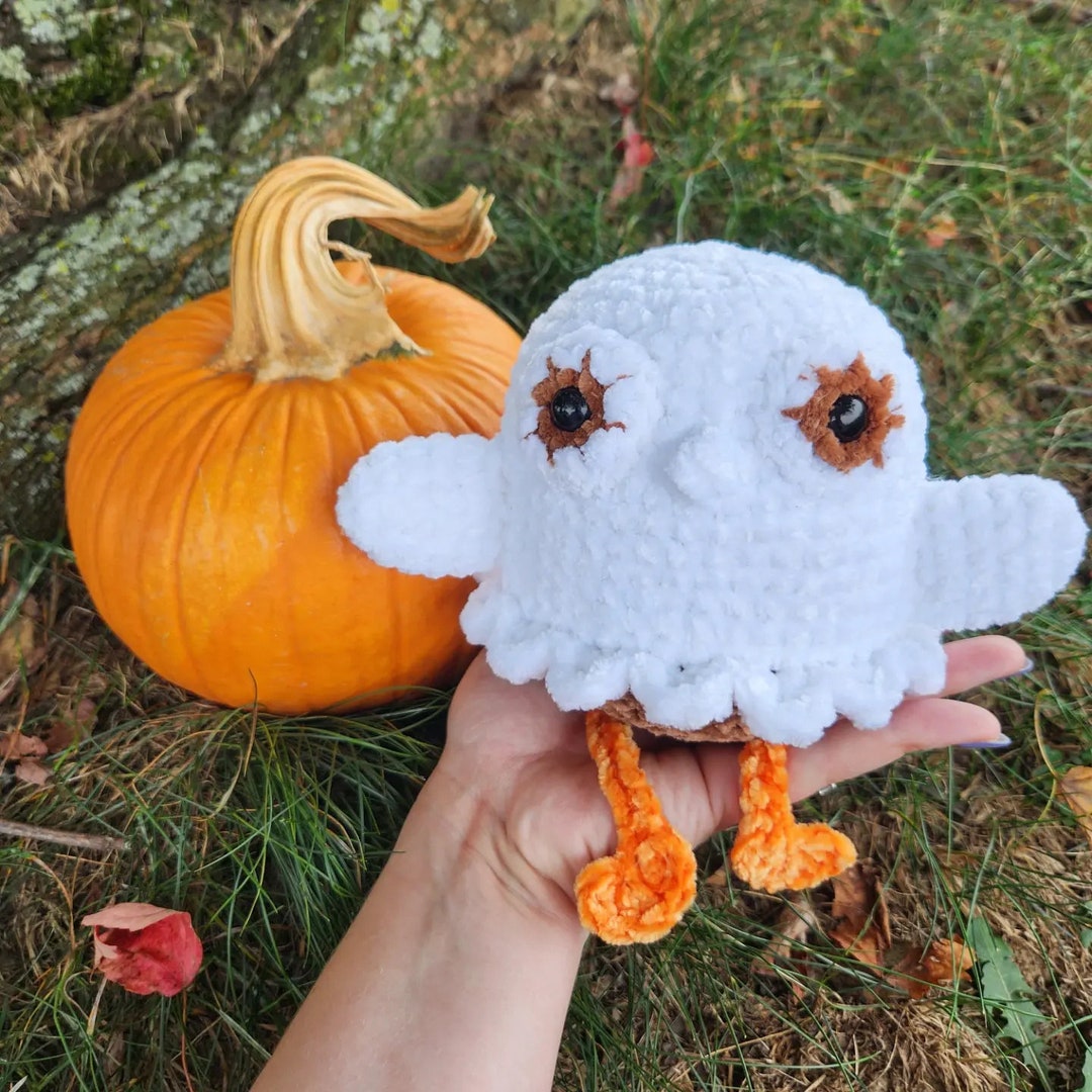 Ghost Bird Crochet Plush - Etsy