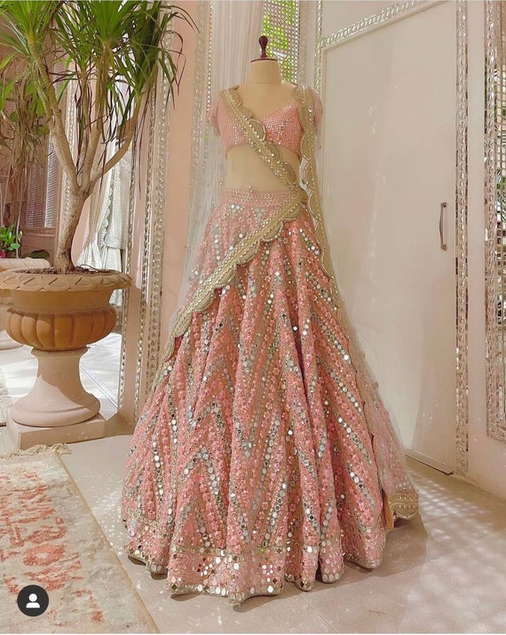 Indian Bridal Lenghas Pink