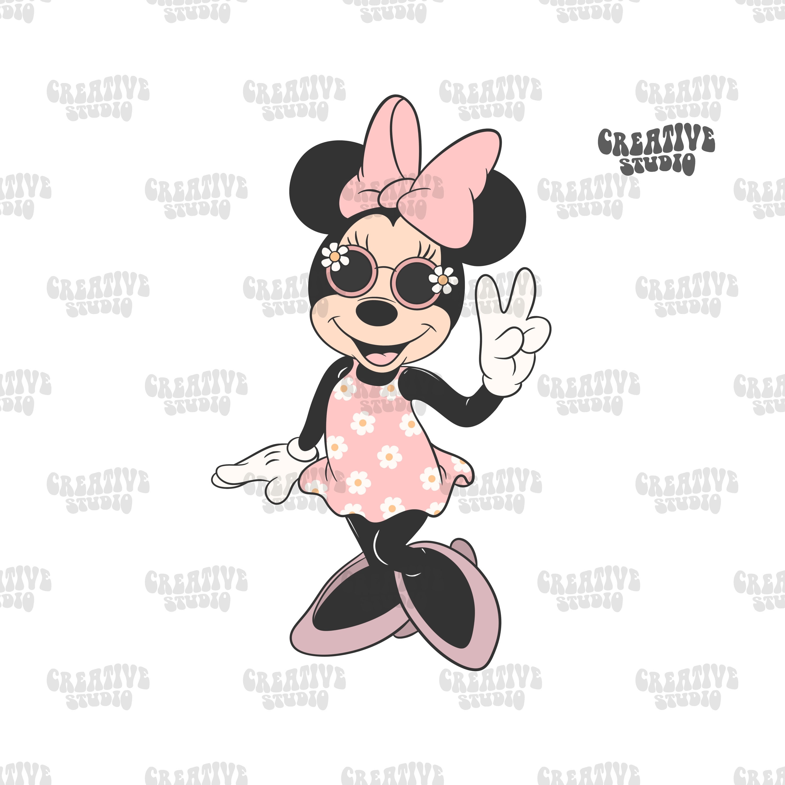 Groovy Minnie Mouse Png Retro Mouse Sublimation Design - Etsy Canada