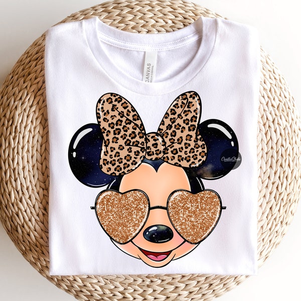 Leopard Minnie Mouse - Etsy
