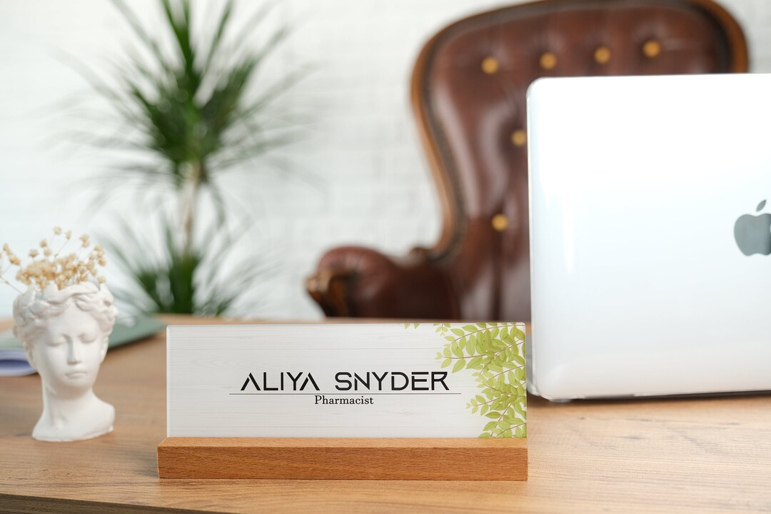 Acrylic Name Plaque, Boss Gift, Phd Gift, Desk Plate, Gift for CEO ...