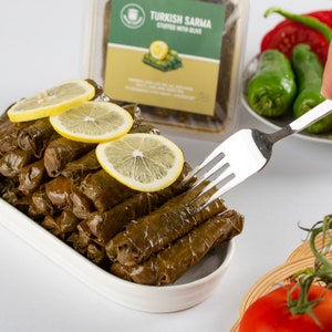 Handmade Turkish Dolma, Stuffed Leaves, Vegan Food, Turkish Sarma ...