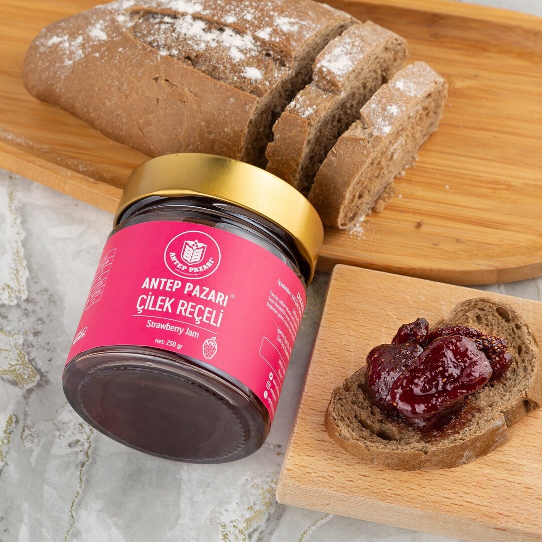 Natural Strawberry Jam, Fresh Strawberry Jam, Handmade, Small Batch ...