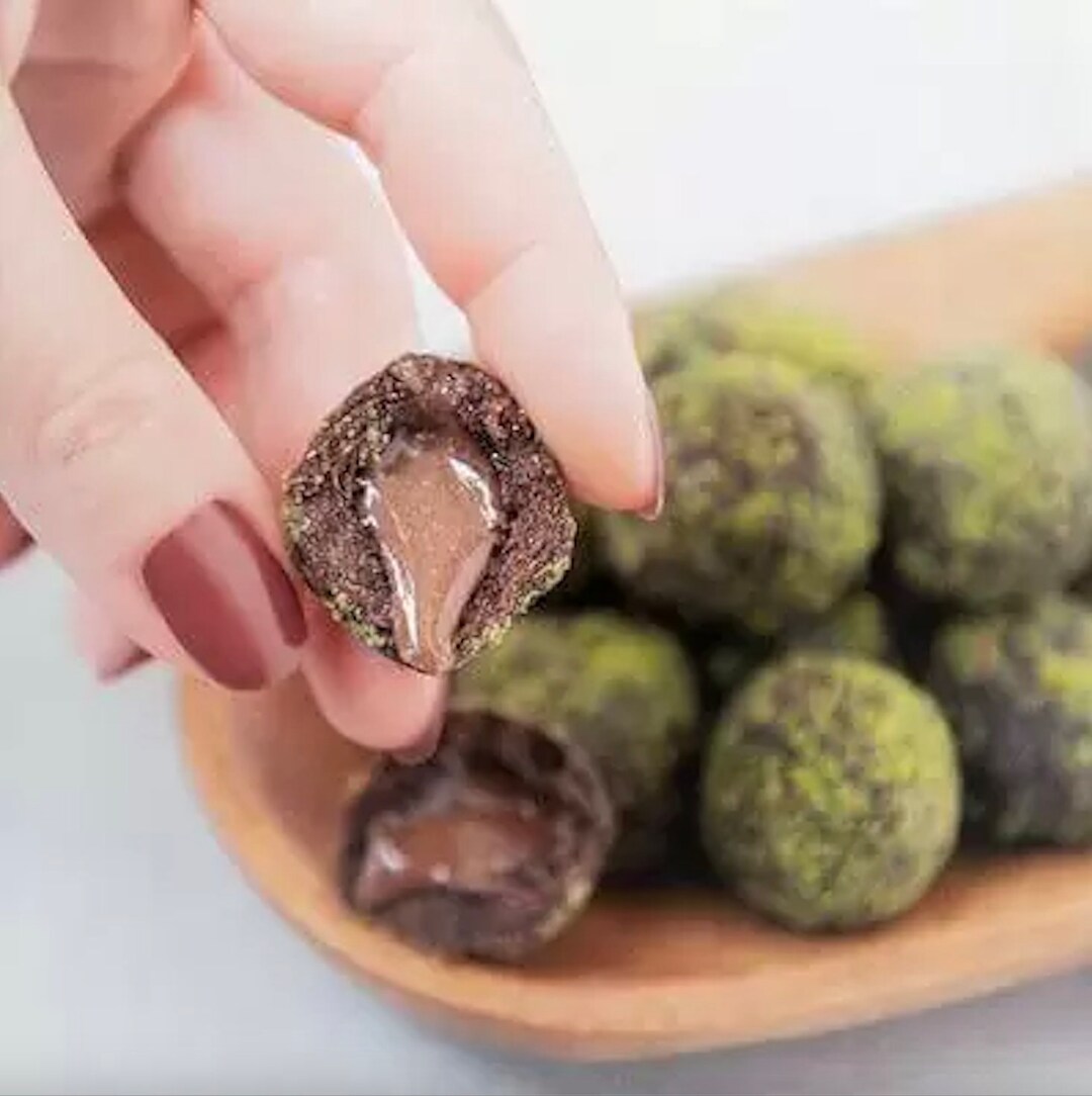 Nut Covered Fruit Ball With Pistachio, Healthy Snack, Sugar Free, Date, Gluten Free, Gourmet ...