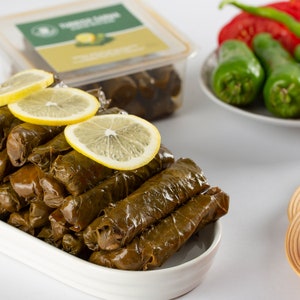 Handmade Turkish Dolma, Stuffed Leaves, Vegan Food, Turkish Sarma ...