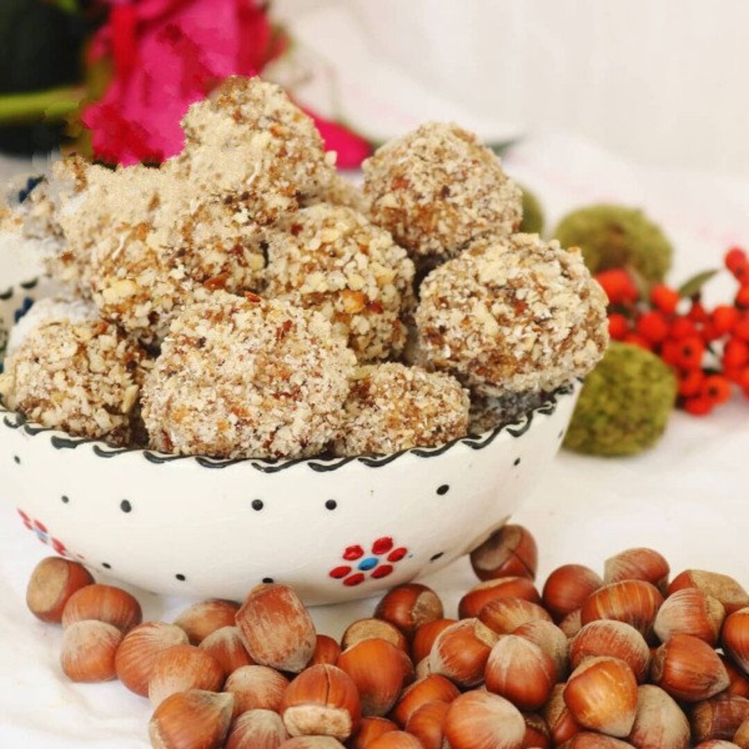 Nut Covered Fruit Ball, Healthy Snack, Sugar Free, Date, Gluten Free ...