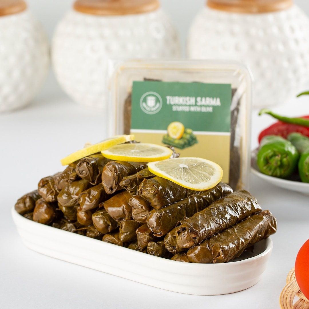 Handmade Turkish Dolma, Stuffed Leaves, Vegan Food, Turkish Sarma ...
