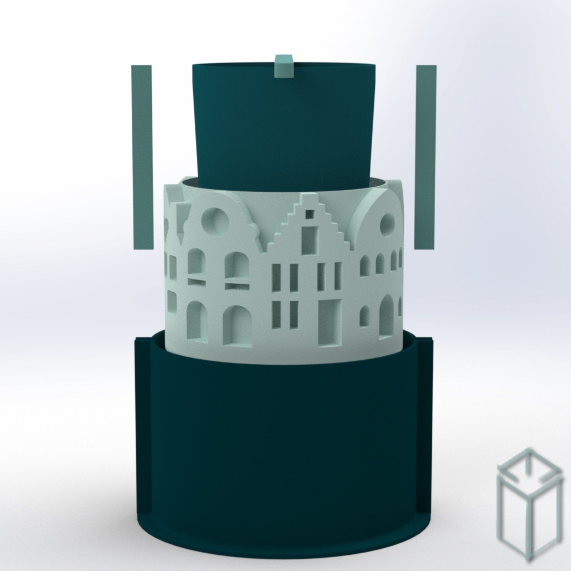 STL Candle Molds STL File for 3D Printings Silicone,concrete,epoxy Mold ...