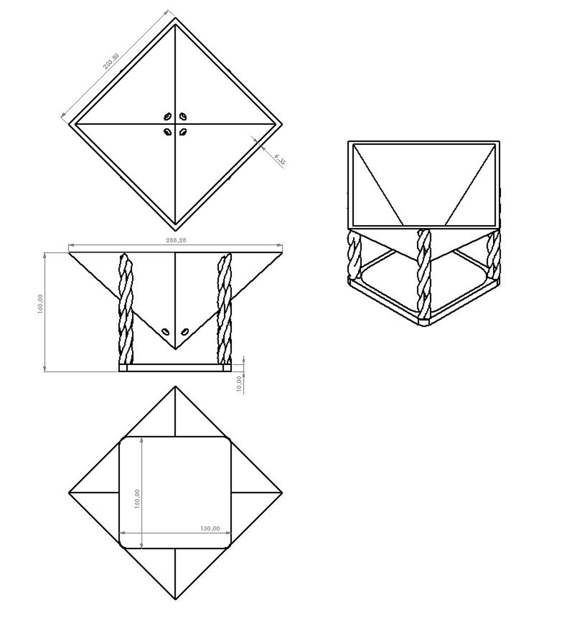 Bonsai Pot Stl File,succulent Pot, Vase-flower Pot, With/without Hole ...