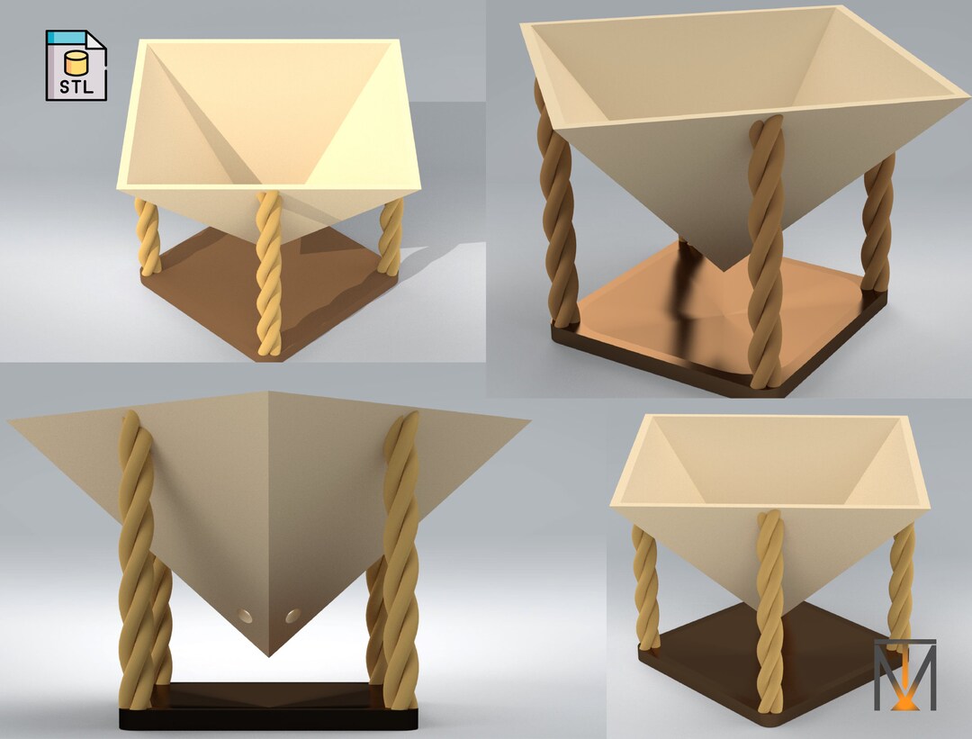 Bonsai Pot Stl File,succulent Pot, Vase-flower Pot, With/without Hole ...