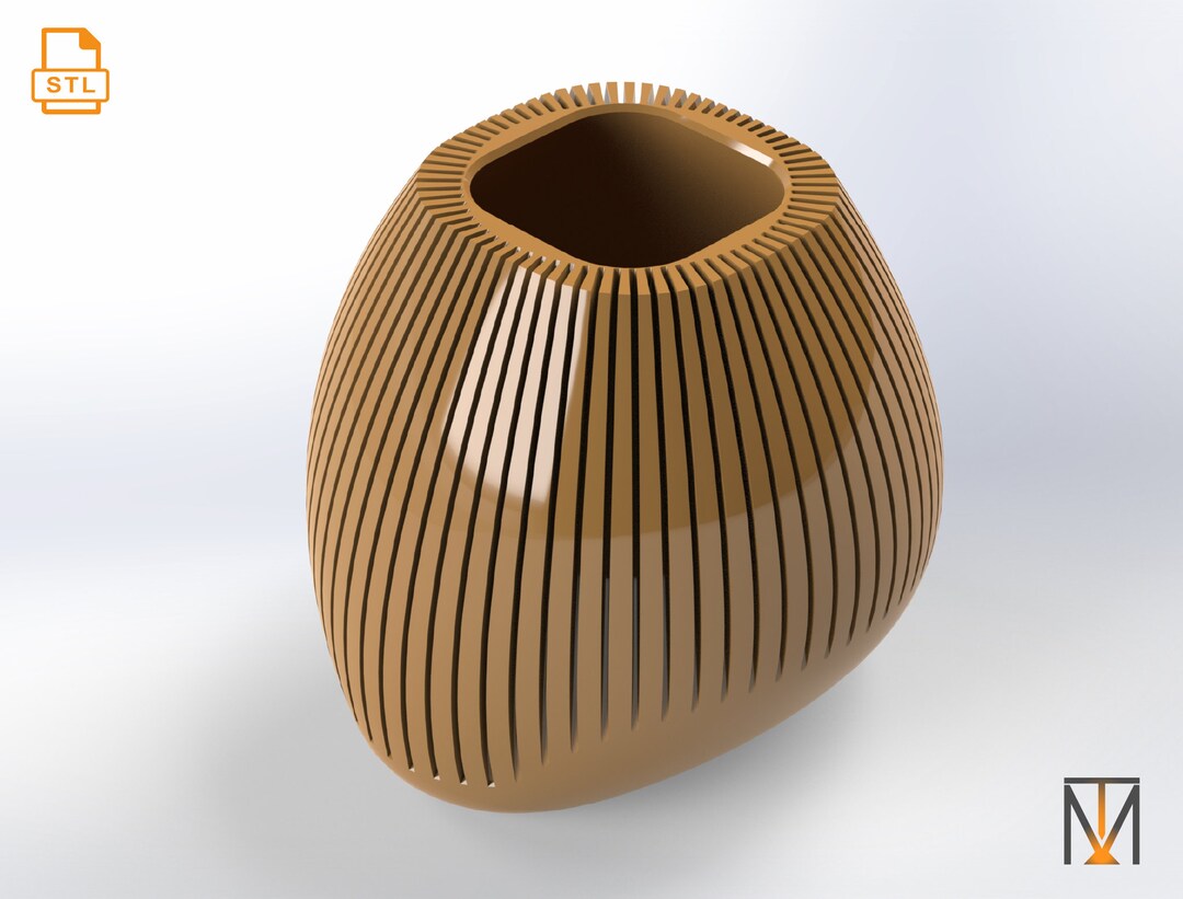 New Vase/flower Pot STL File Modern Design Home Decoration - Etsy