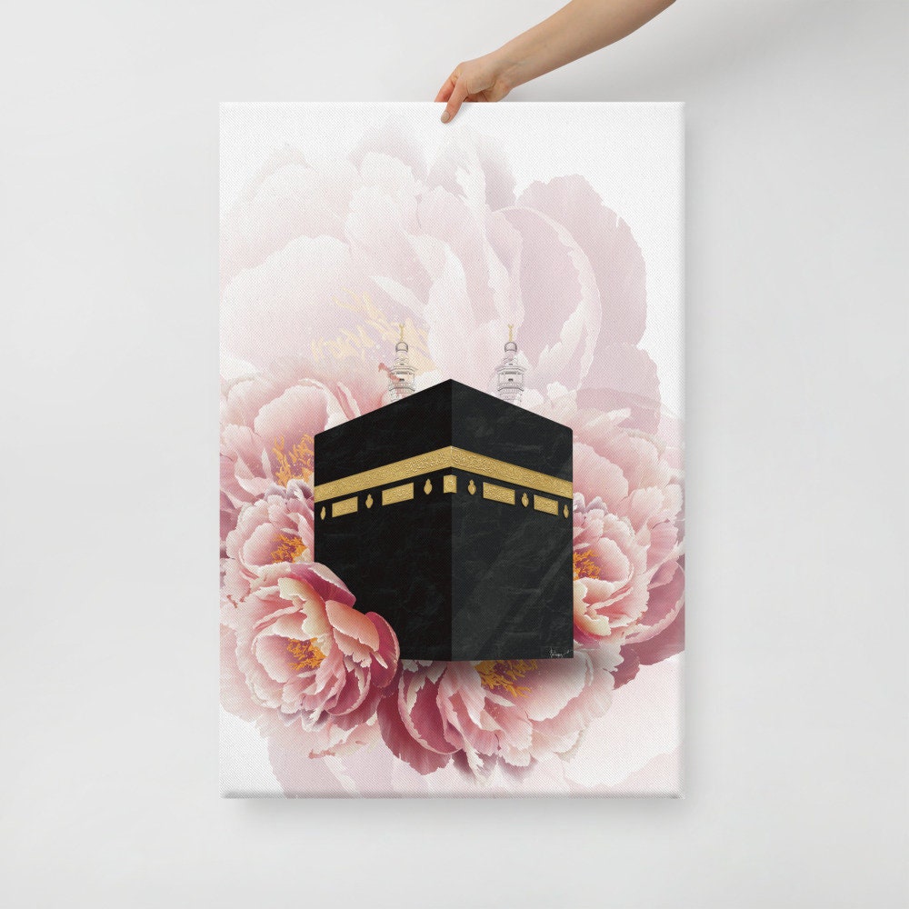 Kaaba Islamic Wall Art Canvas Print Muslim Home Decoration Eid Gift ...