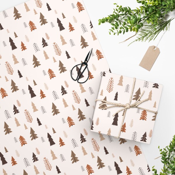 Tree Christmas Gift Wrap - Etsy