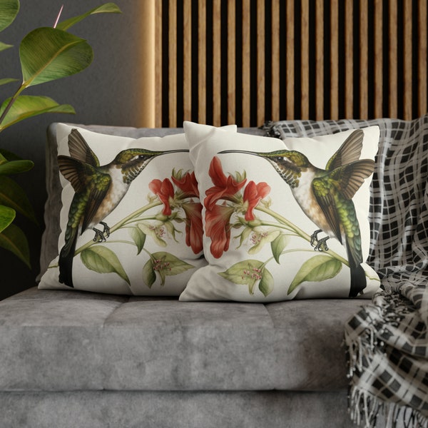 Hummingbird Pillow - Etsy
