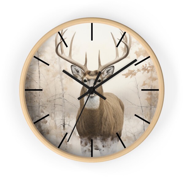 Deer Clock - Etsy