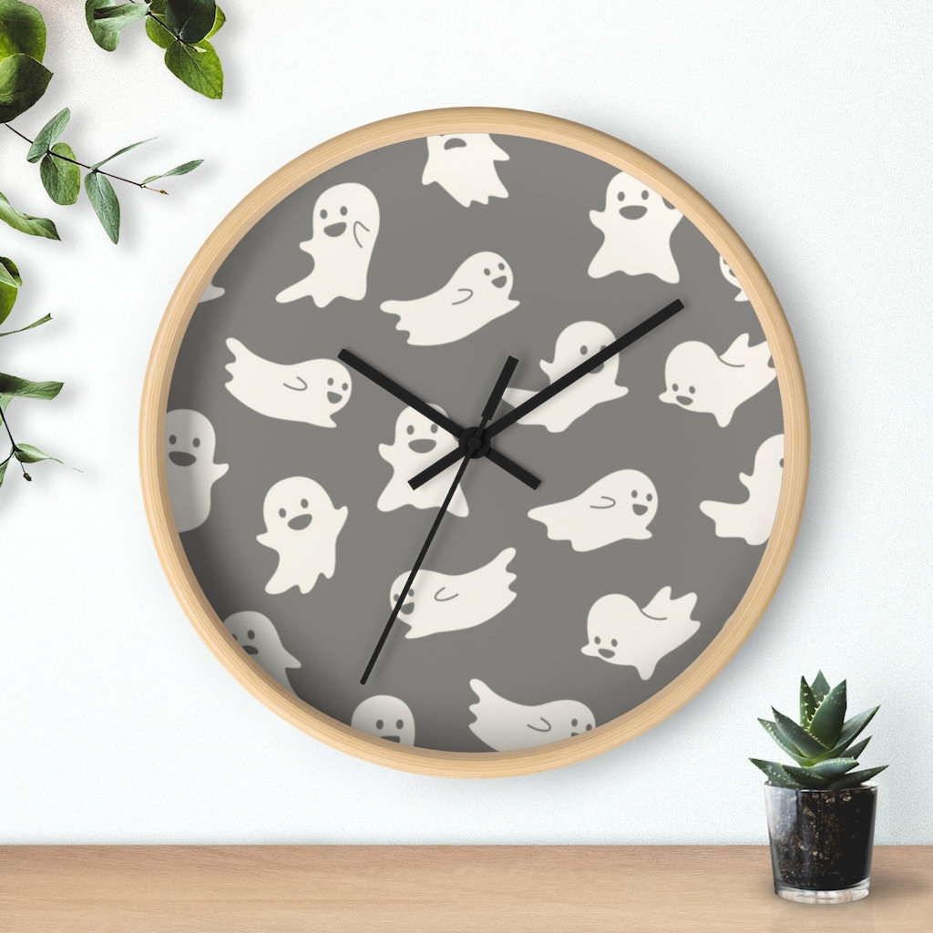 Cute Halloween Wall Clock, Baby Ghosts Wall Clock sold by Worm Palau ...