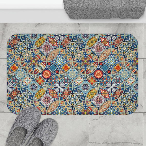 Moroccan Bath Mat - Etsy
