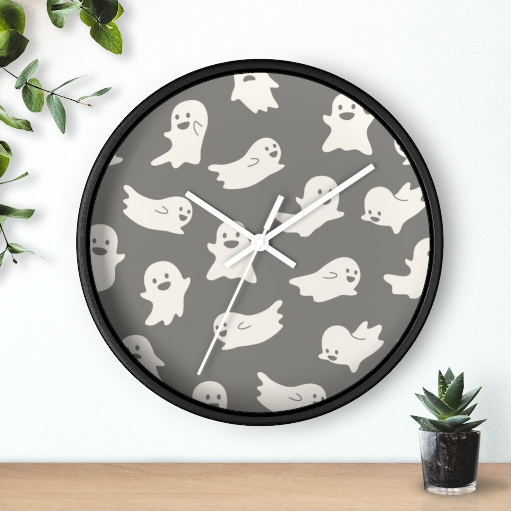 Cute Halloween Wall Clock, Baby Ghosts Wall Clock sold by Worm Palau ...