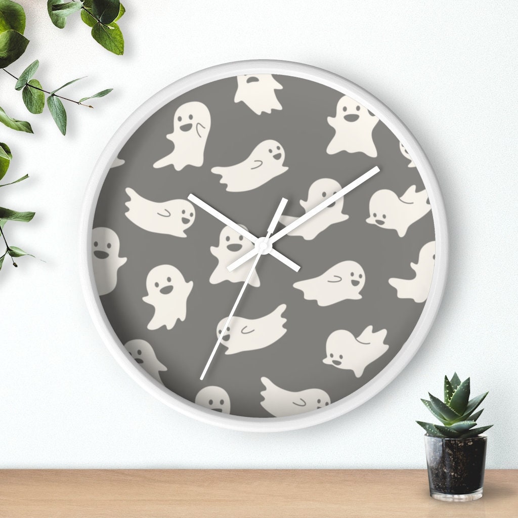 Cute Halloween Wall Clock, Baby Ghosts Wall Clock sold by Worm Palau ...