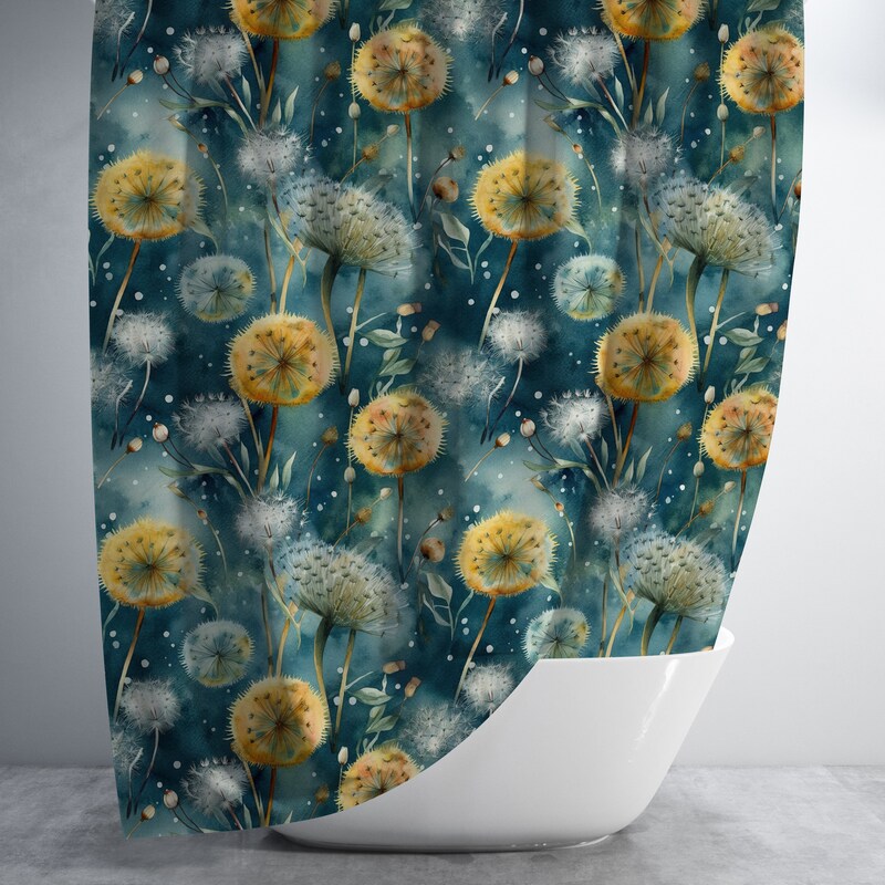Dandelion Curtain - Etsy
