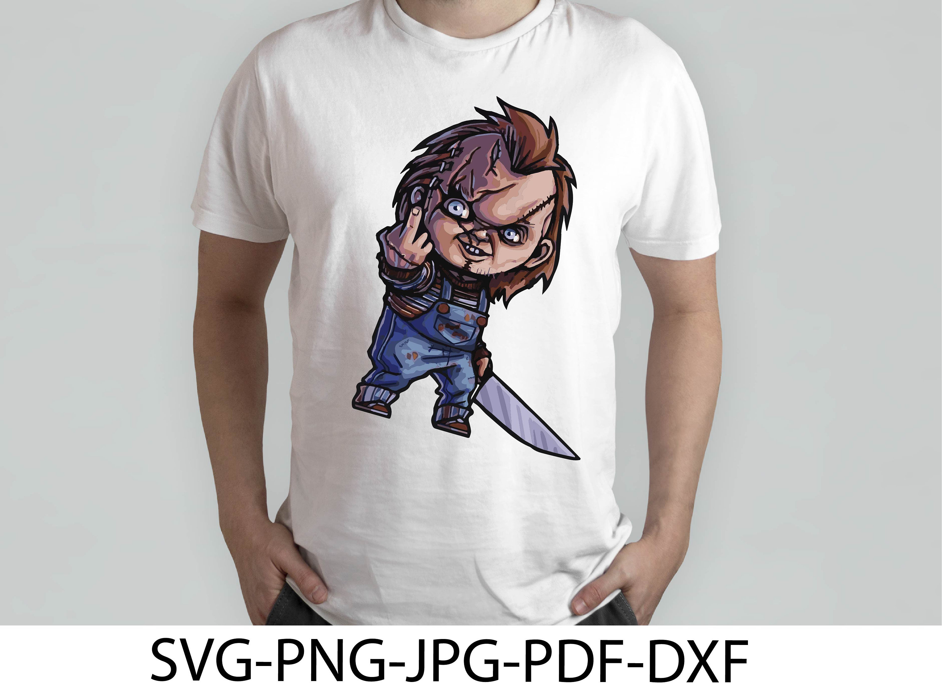 Chucky Svg,clipart, Cricut, Svg,png,dxf,pdf,jpg, Digital Downloads - Etsy