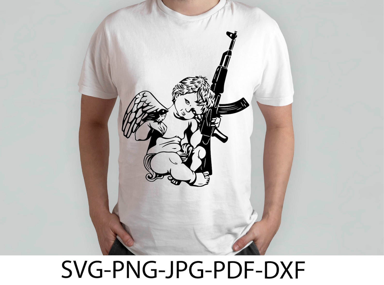 Gangsta Angel Svg,clipart, Cricut, Svg,png,dxf,pdf,jpg, Digital ...