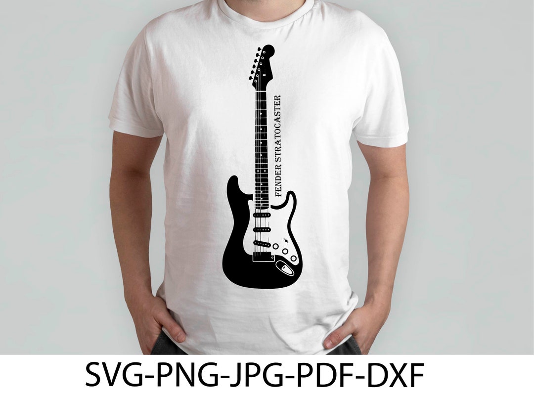 Fender Stratocaster Svg,clipart, Cricut, Svg,png,dxf,pdf,jpg, Digital ...