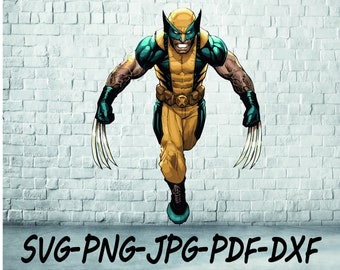 Wolverine Snikt Layered SVG PNG dxf eps pdf Cricut Cut Files ...