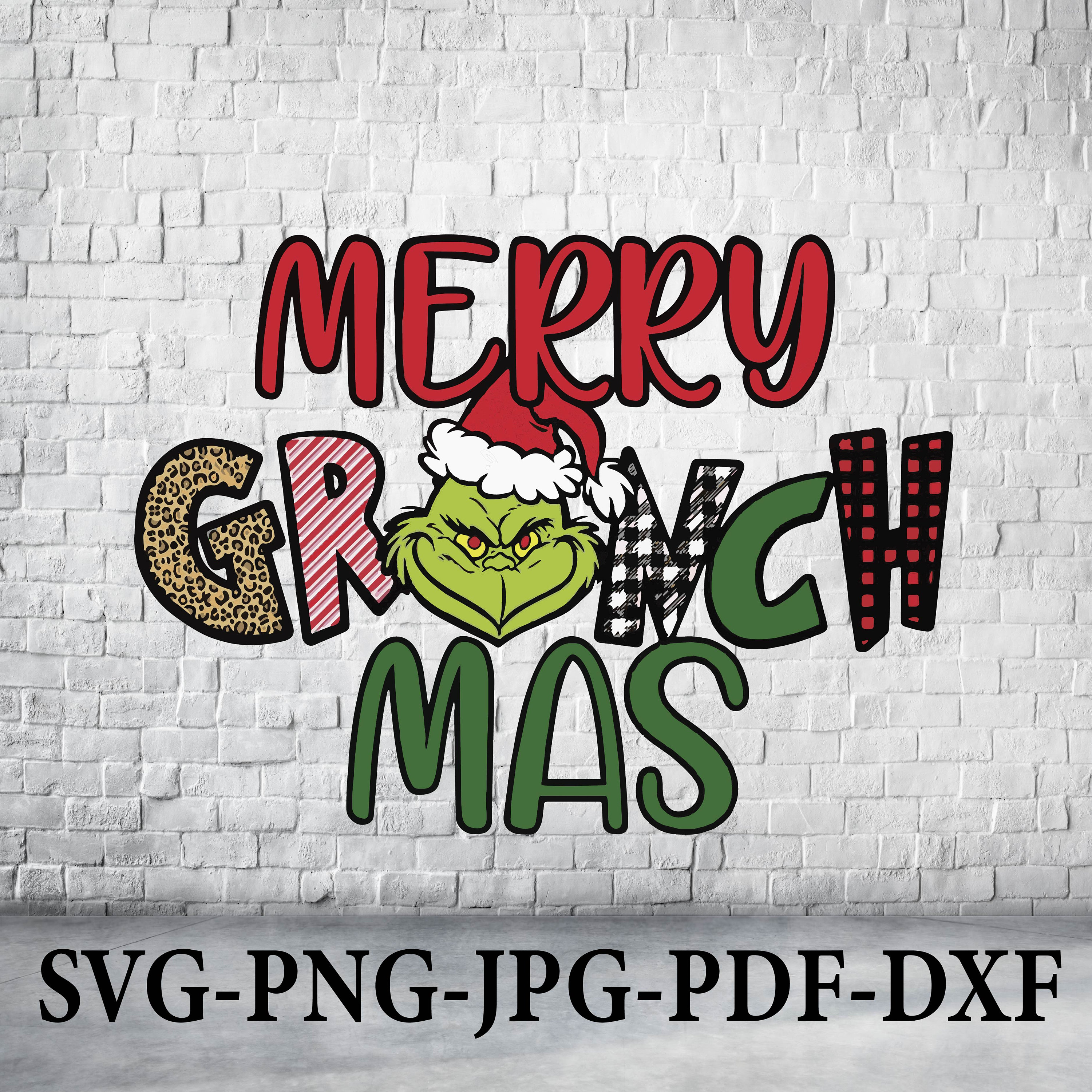 Grinchmas Svg,clipart, Cricut, Svg,png,dxf,pdf,jpg, Digital Downloads ...
