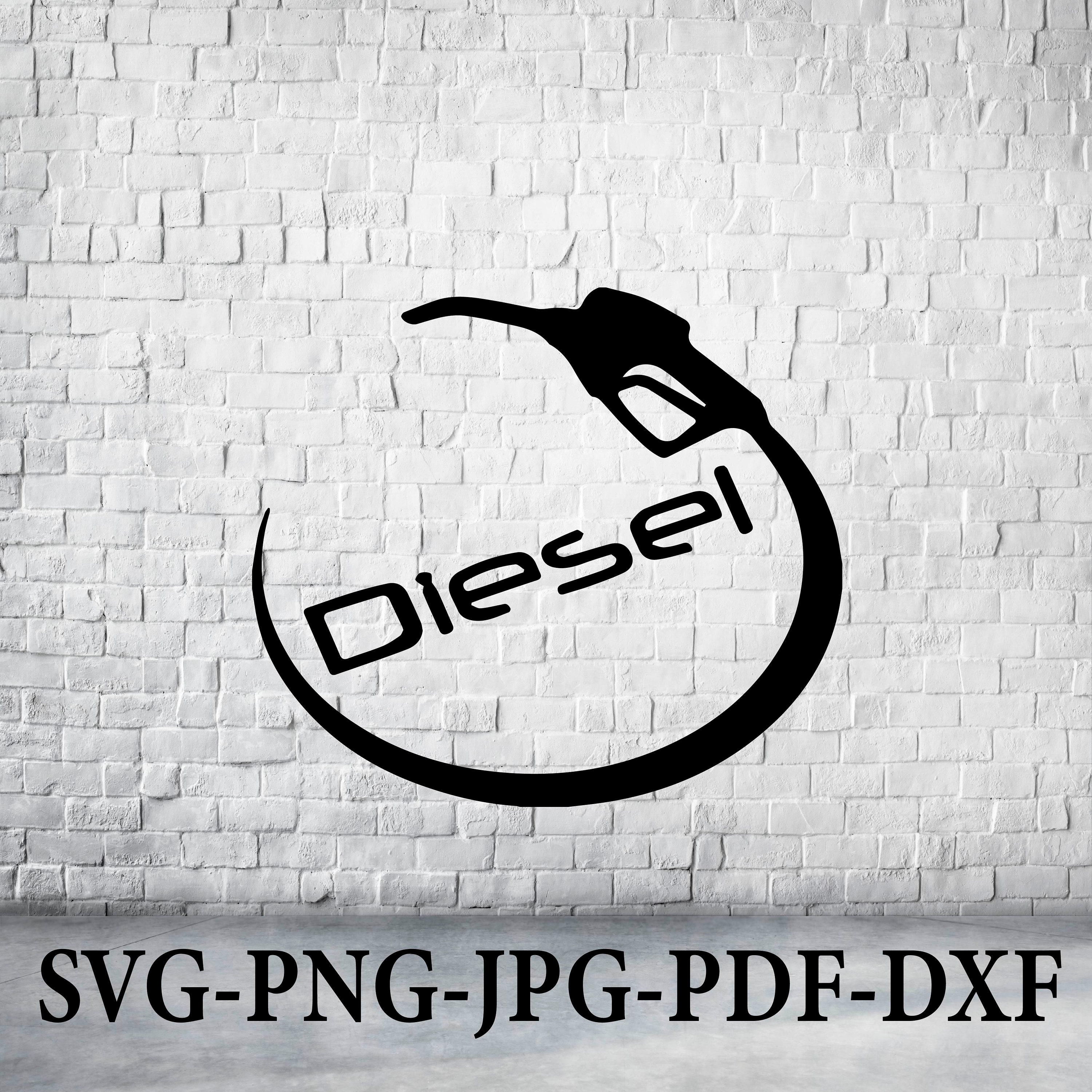 Diesel Svg,clipart, Cricut, Svg,png,dxf,pdf,jpg, Digital Downloads - Etsy