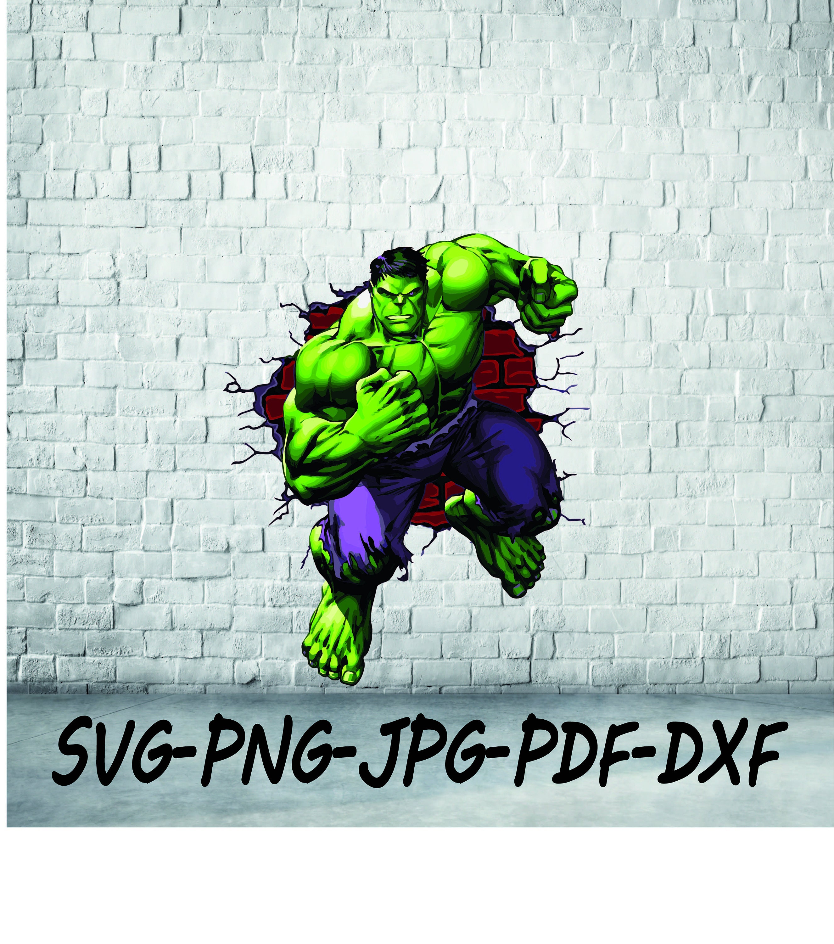 Hulk Svg clipart cricut Svg Png Dxf Pdf Jpg descargas - Etsy España
