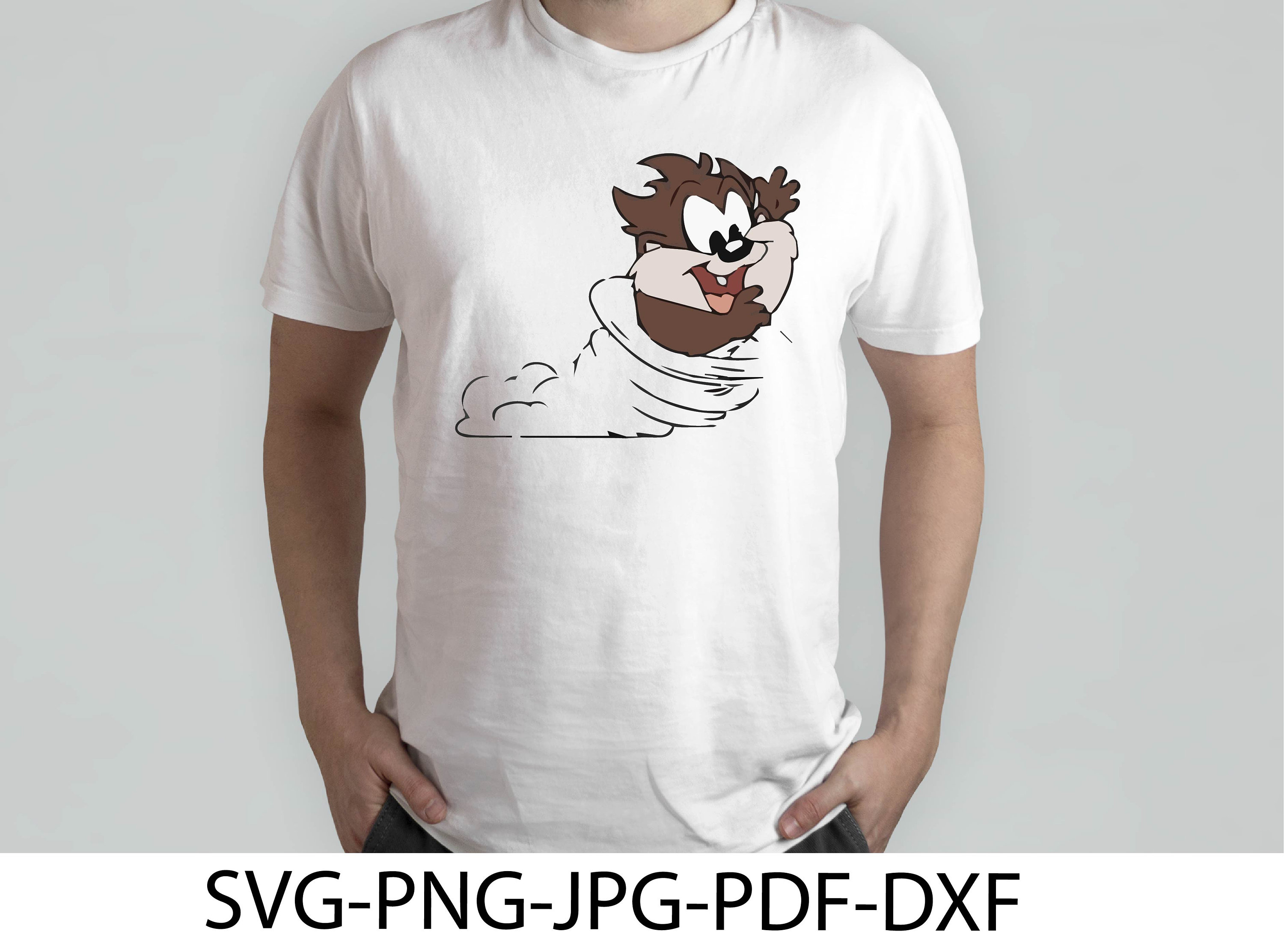 Tasmanian Devil Svg,clipart, Cricut, Svg,png,dxf,pdf,jpg, Digital ...